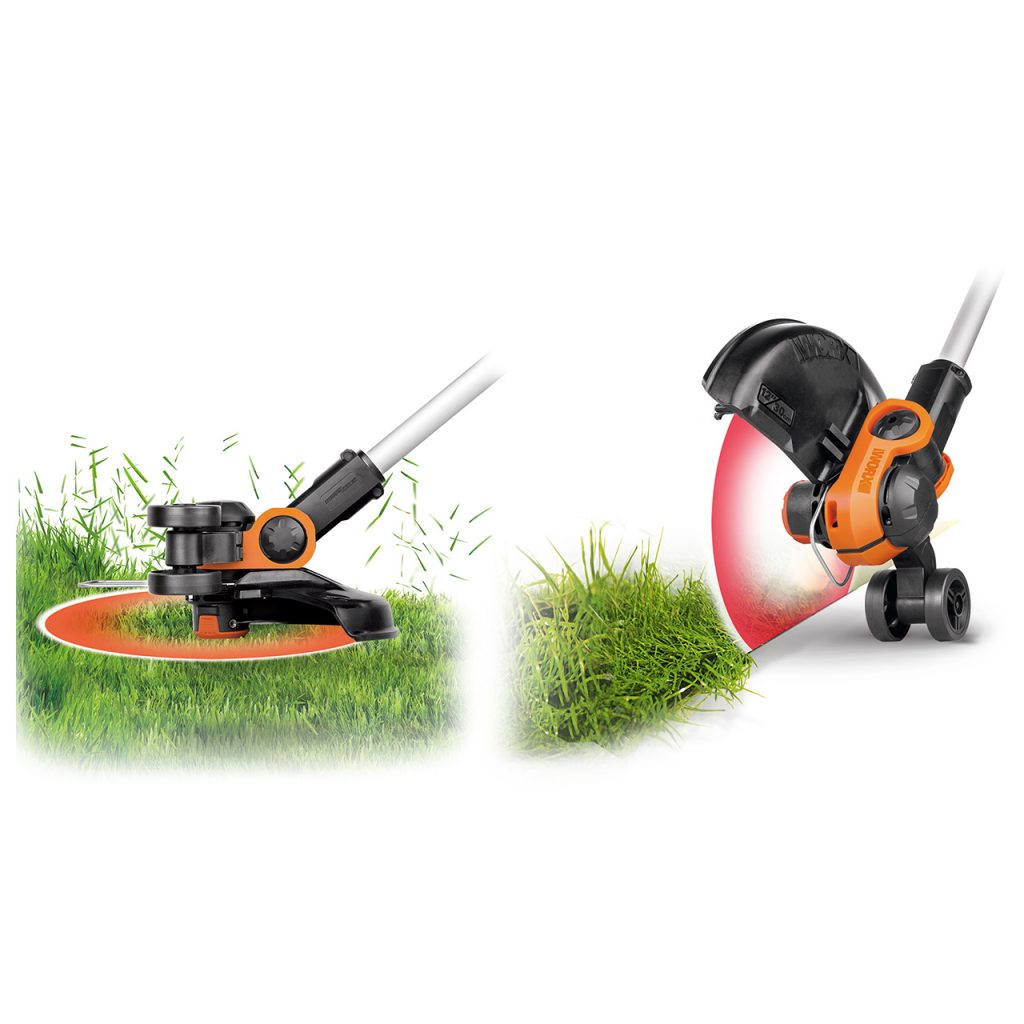 WORX 20V 2-in-1 Line Trimmer / Edger | 2Ah POWERSHARE Kit + Spools ...