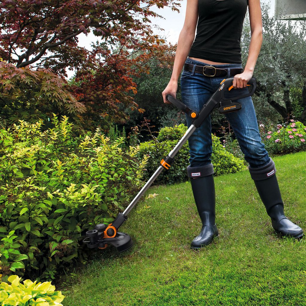 WORX 20V 2-in-1 Line Trimmer / Edger | POWERSHARE Tool Only + Spool ...