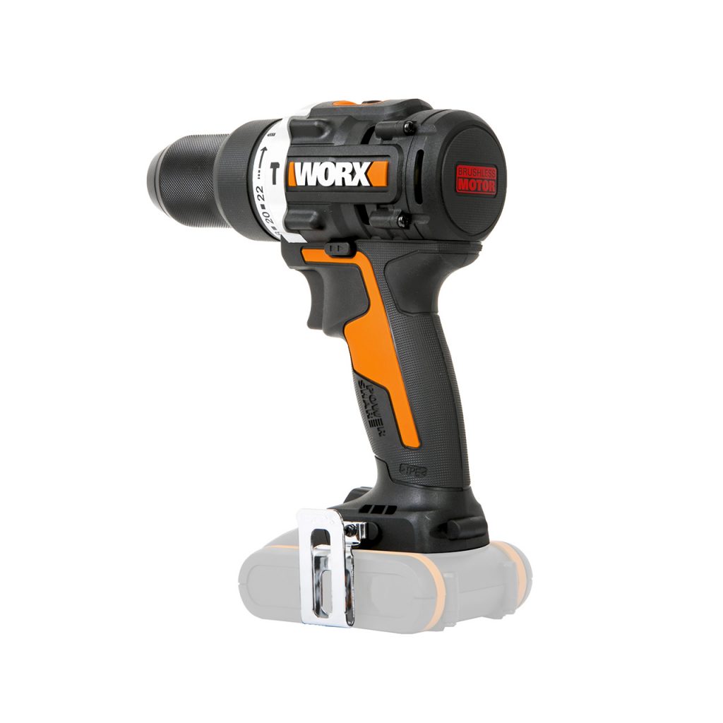 WORX 20V 60Nm 13mm Hammer Drill - Brushless | POWERSHARE Tool Only ...