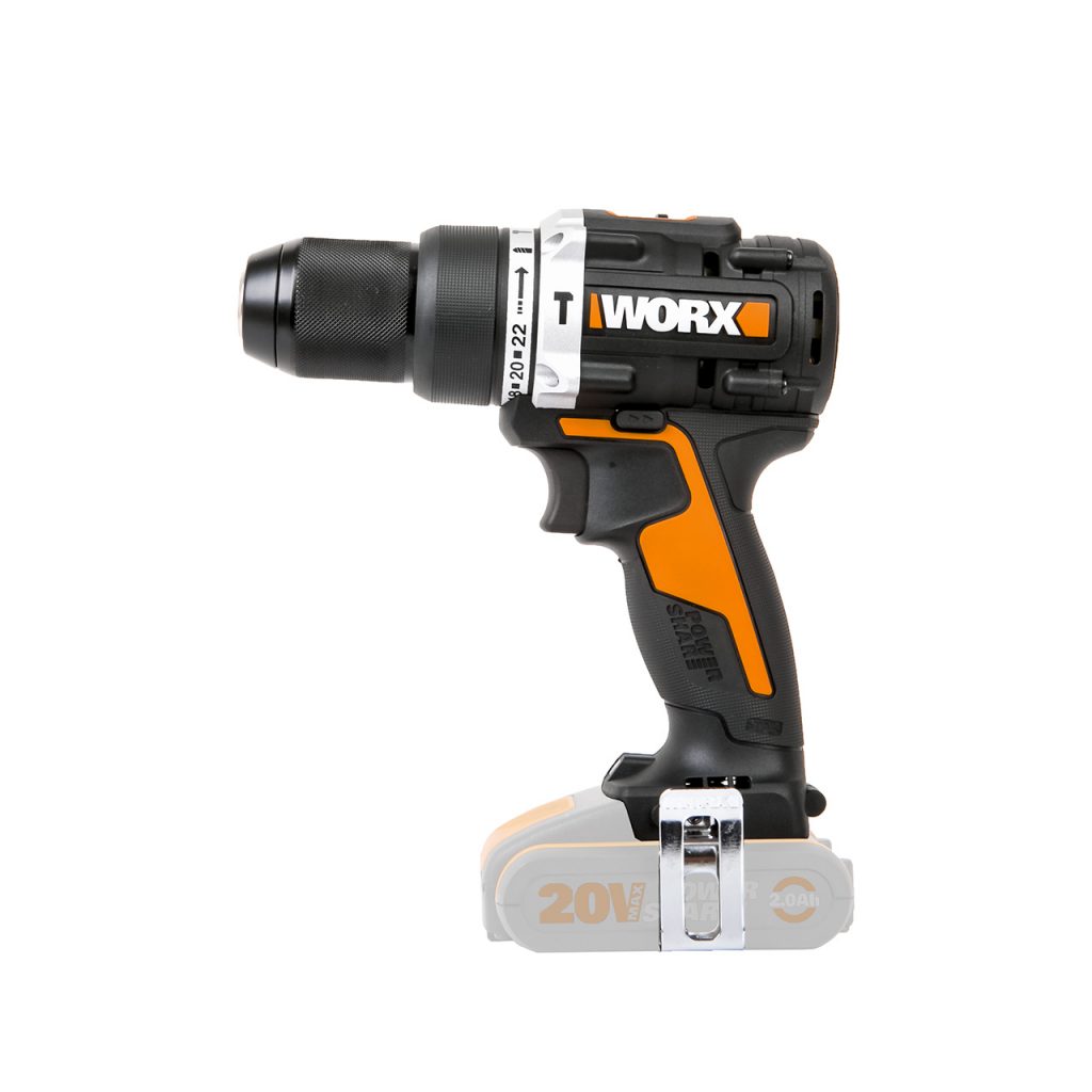 WORX 20V 60Nm 13mm Hammer Drill - Brushless | POWERSHARE Tool Only ...