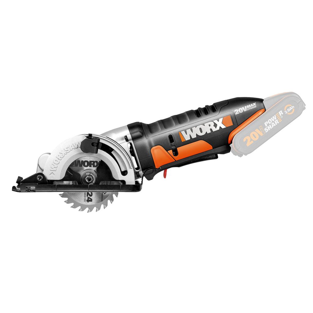 WORX 20v 85mm WORKSAW Compact Circular Saw - Tool Only