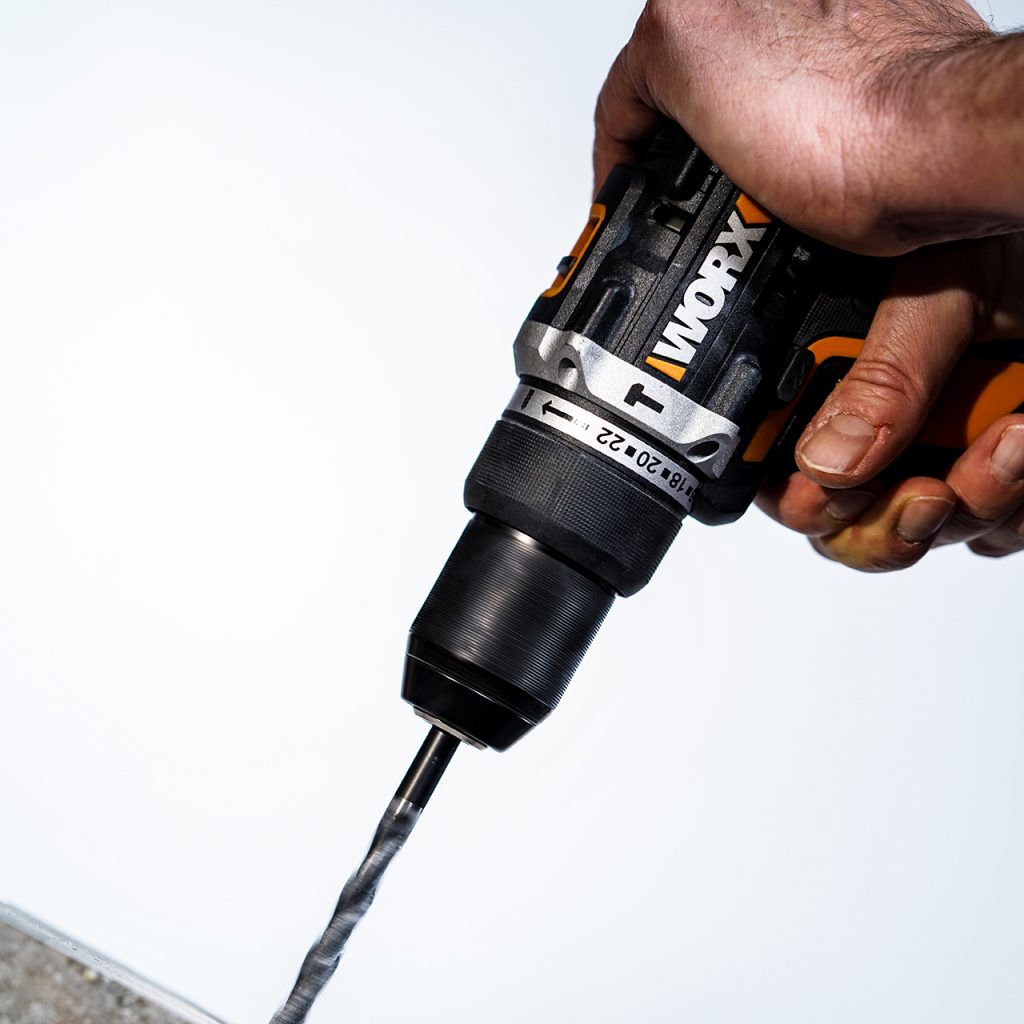 WORX 20V 60Nm 13mm Hammer Drill - Brushless | POWERSHARE Tool Only ...