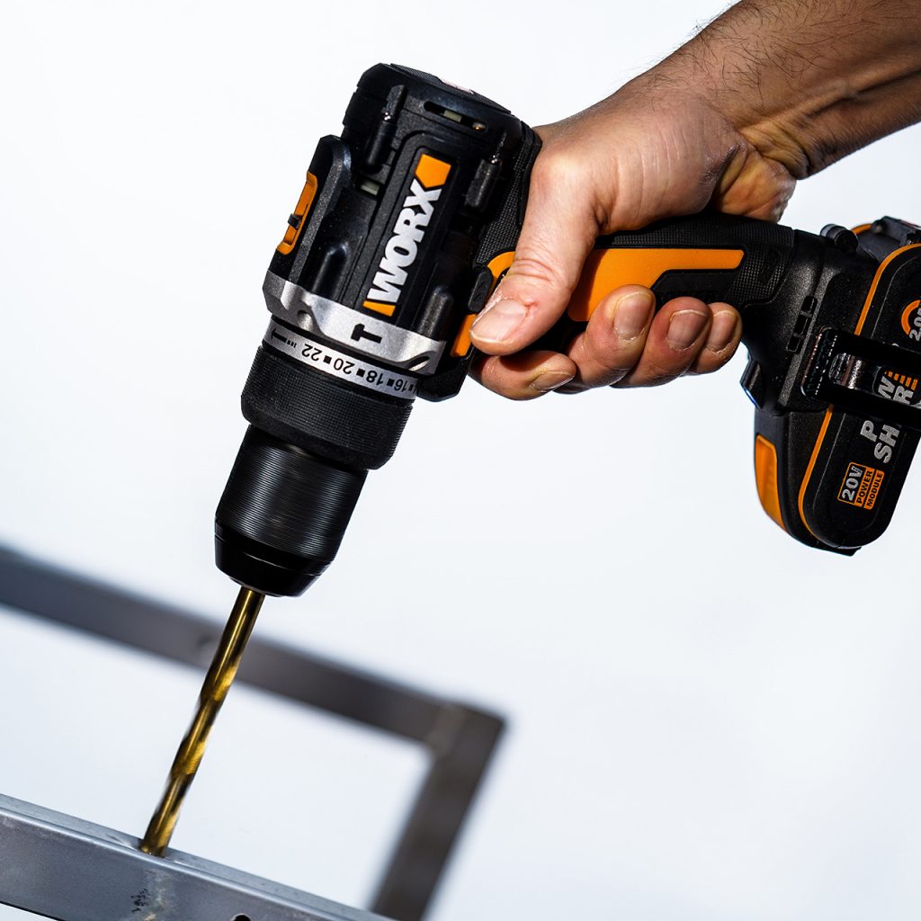 WORX 20V 60Nm 13mm Hammer Drill - Brushless | POWERSHARE Tool Only ...
