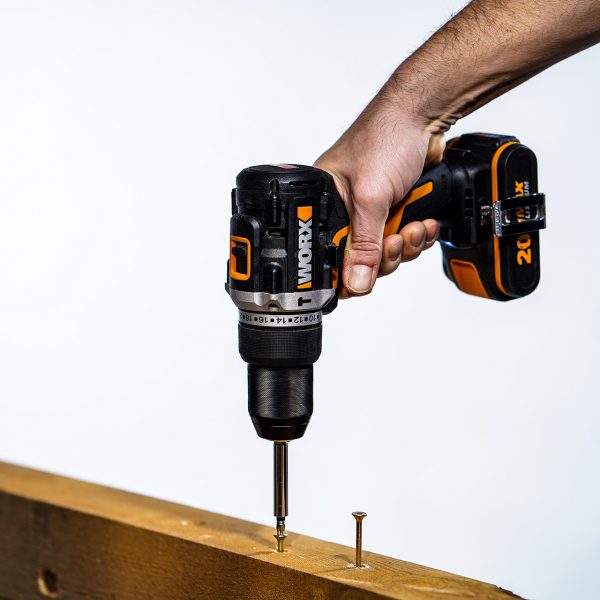 WORX 20V 60Nm 13mm Hammer Drill - Brushless | POWERSHARE Tool Only ...