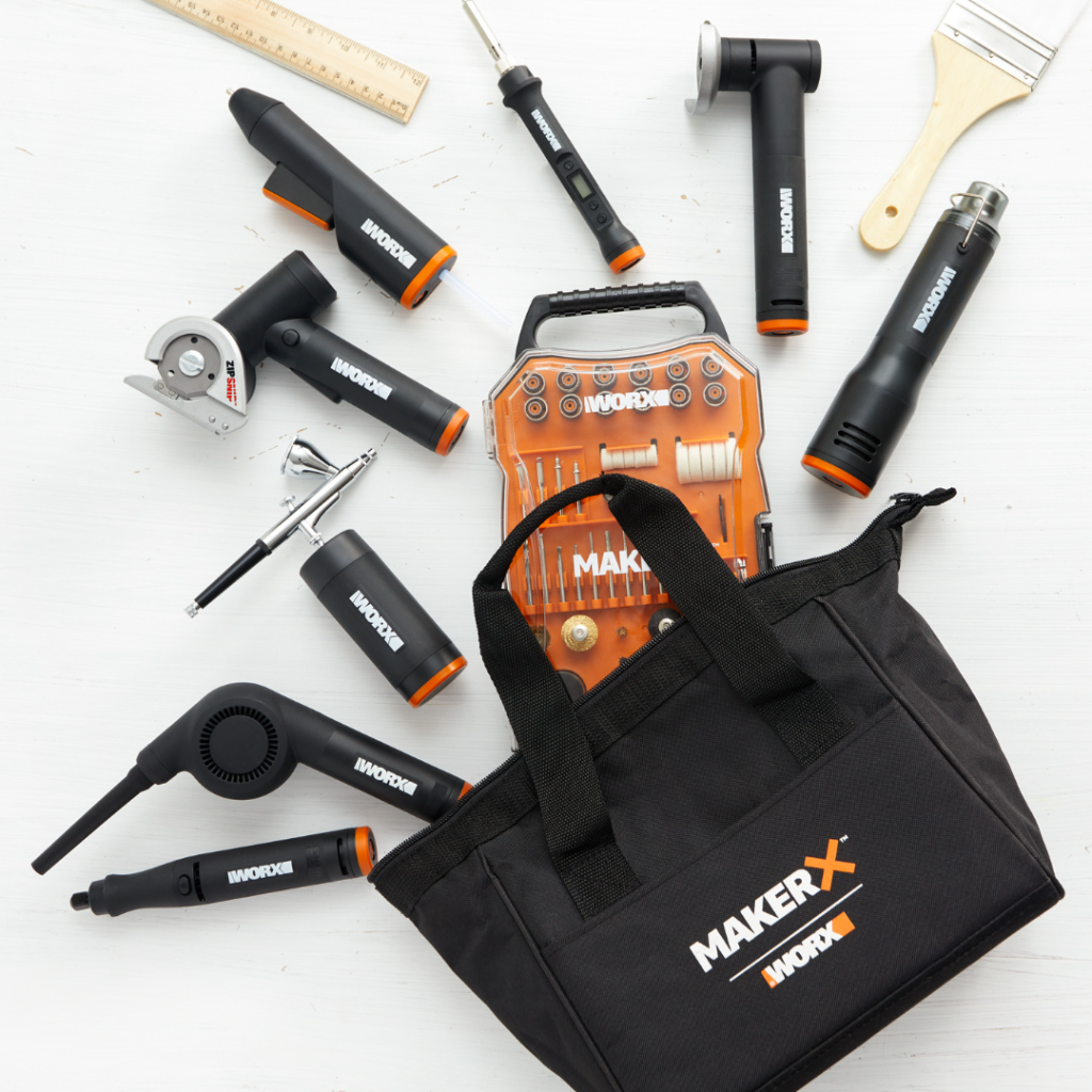 WORX 20V Rotary Tool - Brushless | 2Ah POWERSHARE + MAKERX™ Kit | WX739 ...