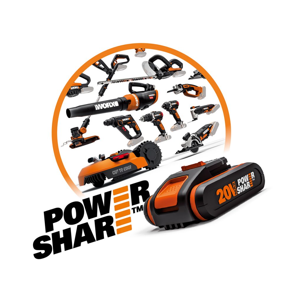 WORX 20V Mini Blower | POWERSHARE + MAKERX™ Tool Only