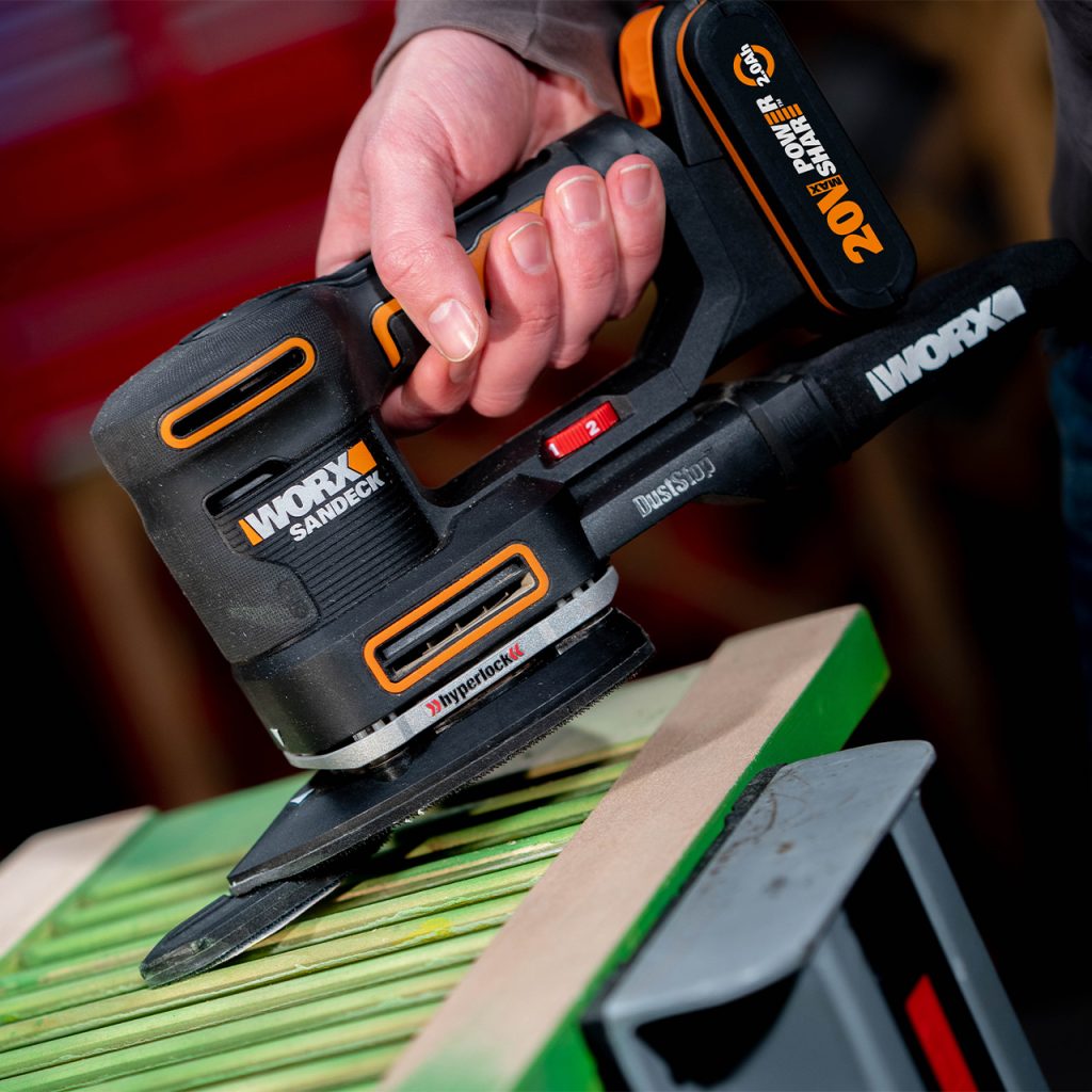 WORX WX820.9 Cordless 5-in-1 Sander for DIYers in Australia