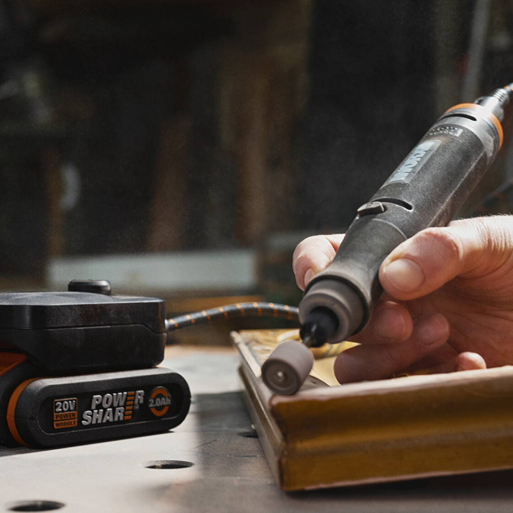 WORX 20V Rotary Tool - Brushless | 2Ah POWERSHARE + MAKERX™ Kit | WX739 ...