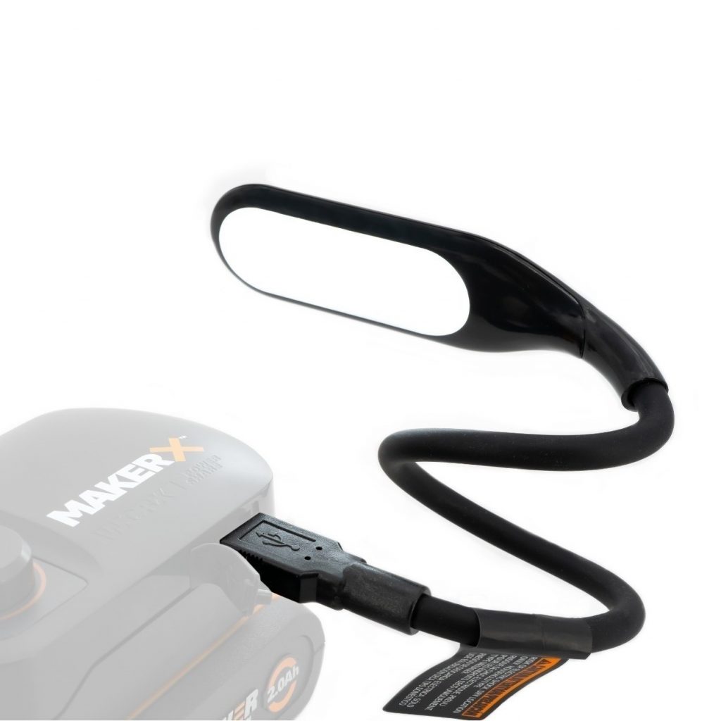 WORX 20V MAKERX USB Flexible Light | POWERSHARE + MAKERX™ Tool Only ...
