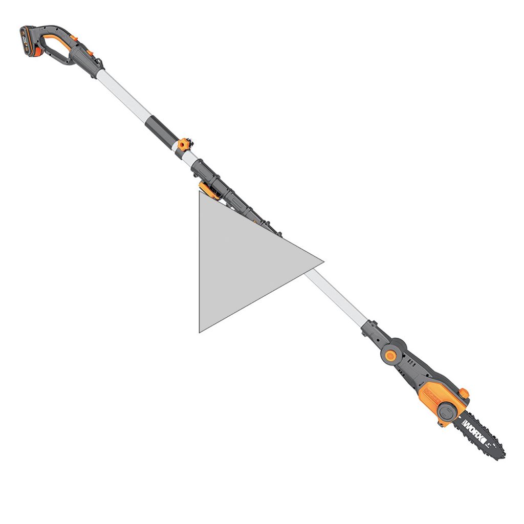 WORX 20V Pole Pruning Chainsaw | 2Ah POWERSHARE Kit | WG349E - WORX ...