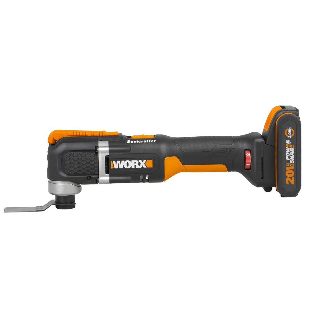 WORX 20V Oscillating Multi Tool | 2Ah POWERSHARE Kit | SONICRAFTER ...