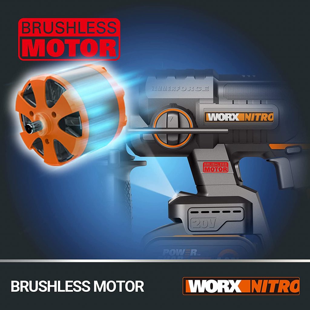 WORX 20V NITRO 2J SDS Rotary Hammer Drill - Brushless | POWERSHARE Tool ...