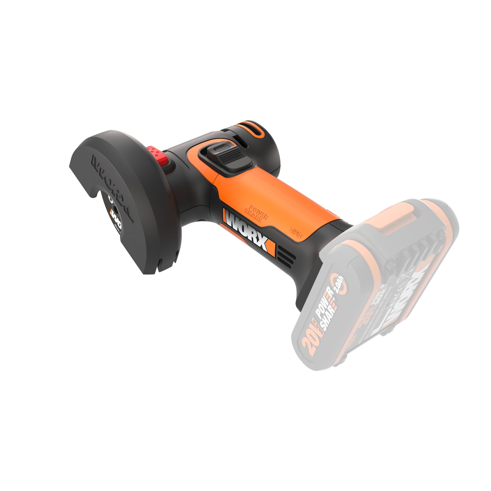 WORX 20V Mini Cutter / Grinder | POWERSHARE Tool Only | CHOPPER | WX801.9 - WORX Australia