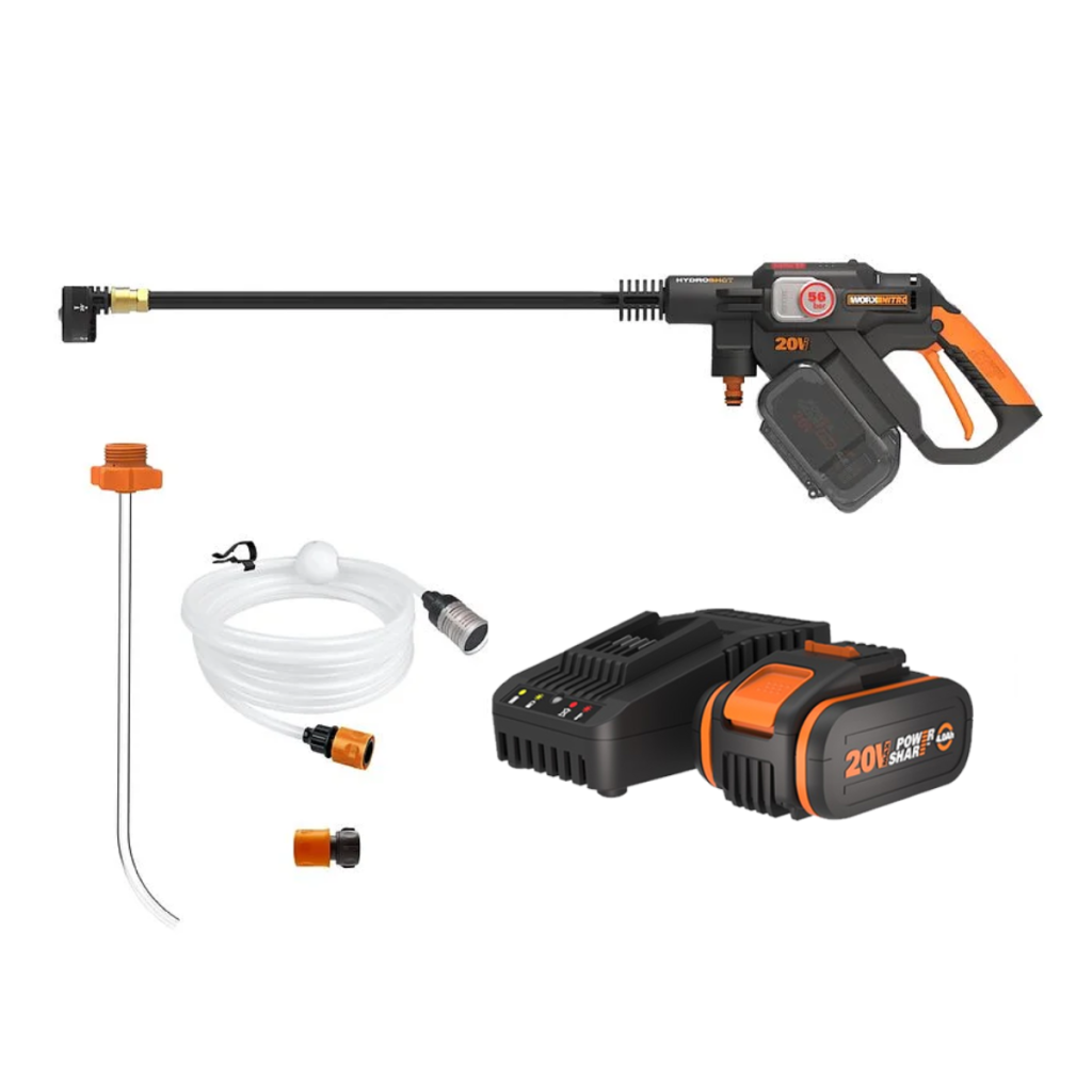 WORX Nitro 20V Brushless Hydroshot Pressure Washer Kit