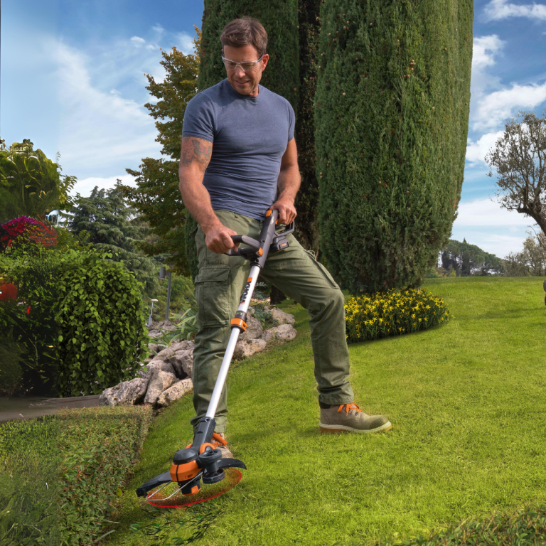 WORX 20V 2-in-1 Line Trimmer / Edger | 2x 2Ah POWERSHARE Kit | WG163E.3 ...