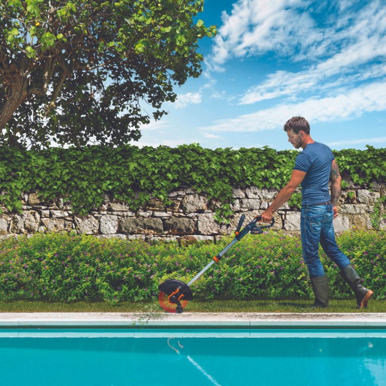 WORX 20V 2-in-1 Line Trimmer & Edger Kit with Spools