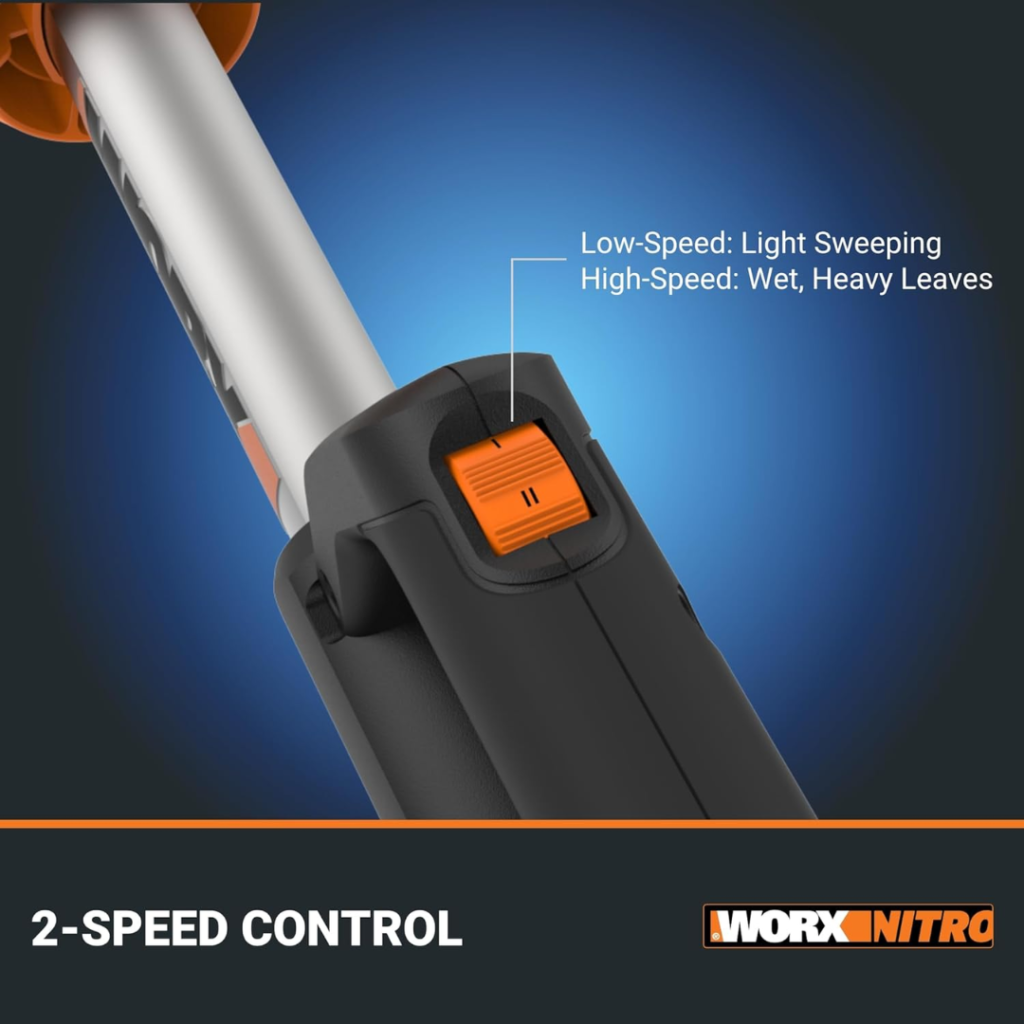 WORX 20V NITRO LEAFJET Leaf Blower - Brushless | 4Ah POWERSHARE Kit ...
