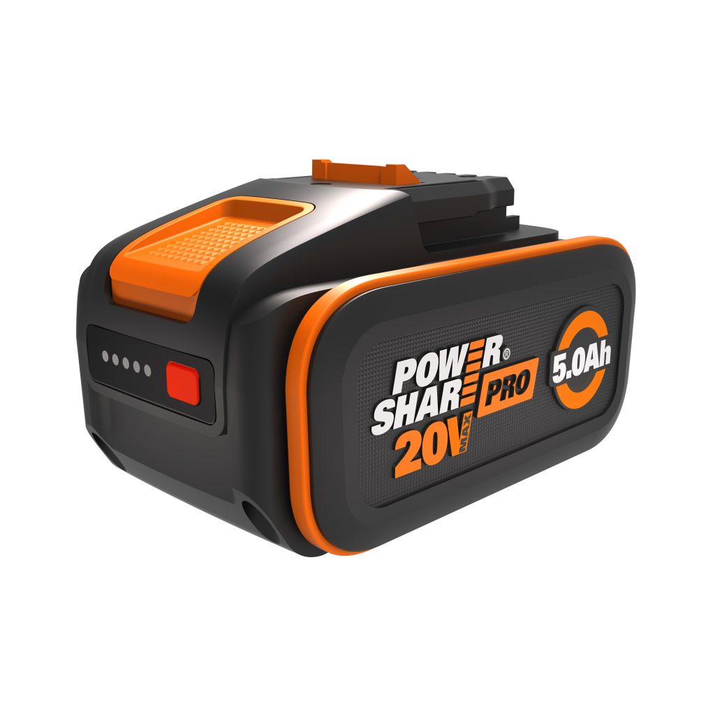 WORX POWERSHARE™ 20V MAX 5.0Ah PRO High Capacity Lithium-Ion Battery ...