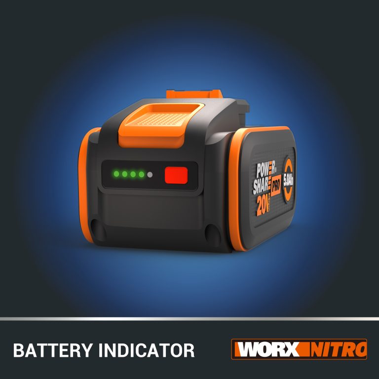 WORX POWERSHARE™ 20V MAX 4.0Ah PRO High Capacity Lithium-Ion Battery ...