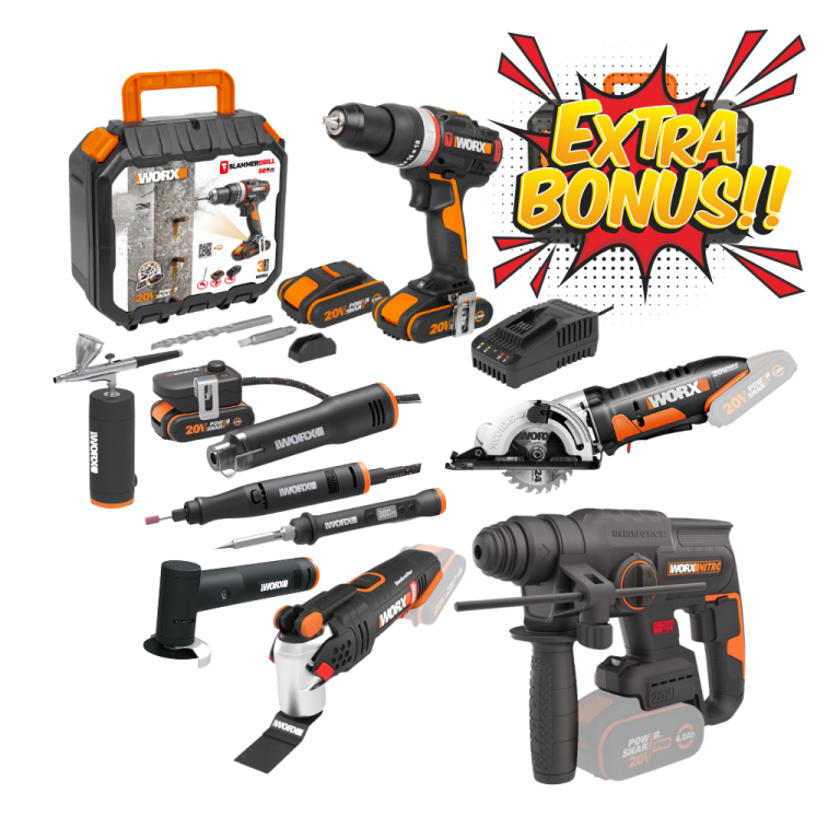 Worx 20V Ultimate Workshop Pro Kit with PowerShare Bundle